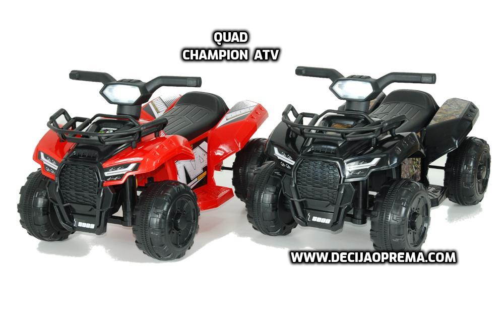 Quad na akumulator ATV Champion Crni