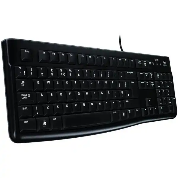 LOGITECH Corded Keyboard K120 - Business EMEA - US International - BLACK ( 920-002479 )