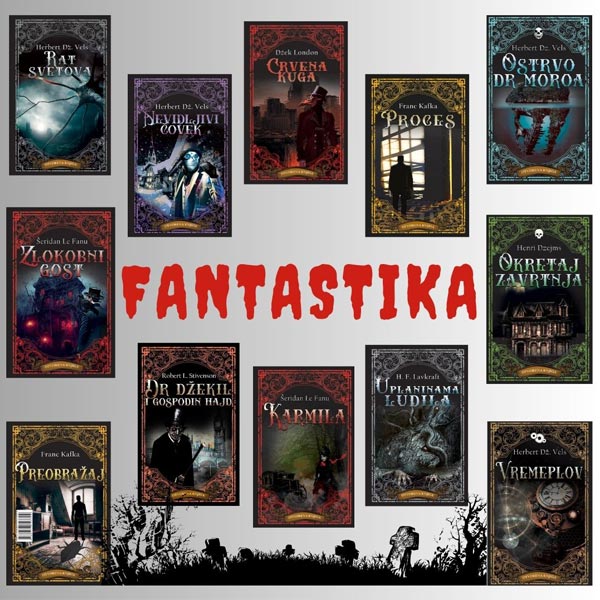 Fantastika – komplet 12 knjiga