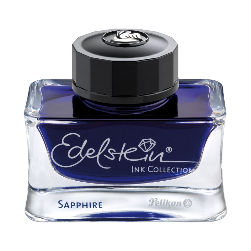 Tinta za nalivpero bočica 50ml Edelstein Pelikan 339390 plava (sapphire)