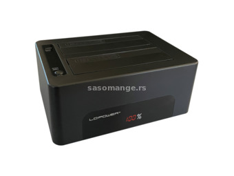 LC-POWER LC-DOCK-U3-V - 2.5" ili 3.5" SATA I / II / III USB 3.0 Aluminijum plastika