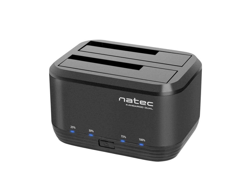 Natec (NSD-0955) KANGAROO DUAL HDD/SSD 2x 2.5/3.5" docking stanica