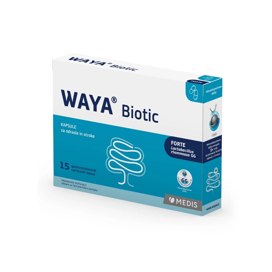 WAYA Biotic FORTE 15 Kapsula Probiotik za Odrasle i Decu od 2. Godine