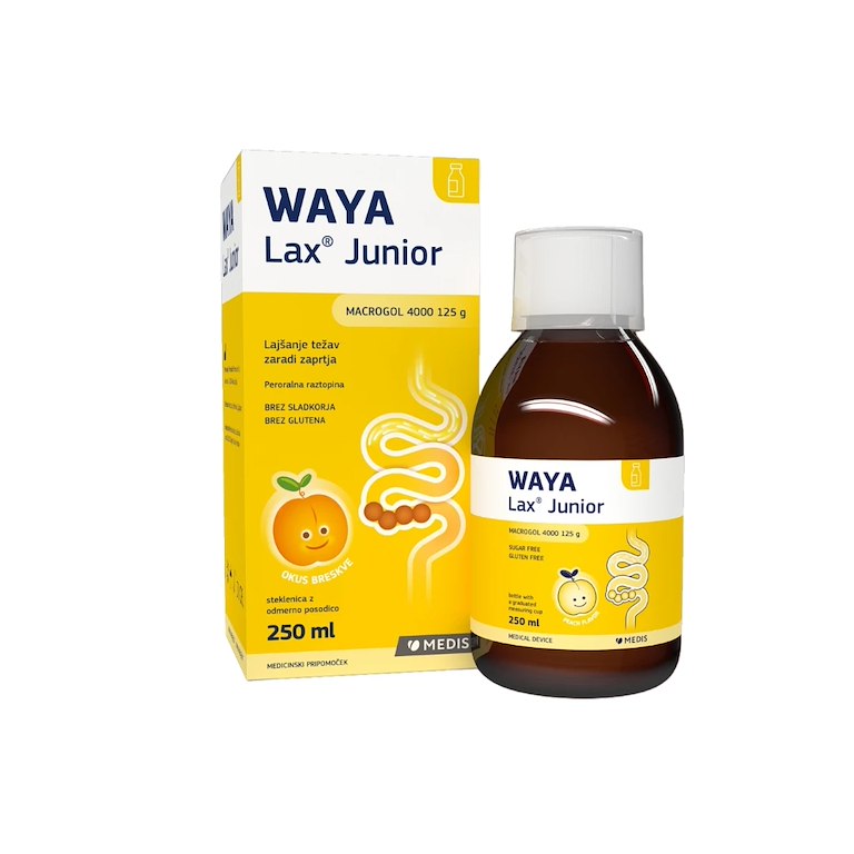 WAYA® Lax Junor Sirup Protiv Zatvora-Opstipacije 250 mL