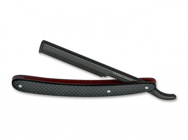 Britva Boker Barberette Black and Red Razor Blade Holder