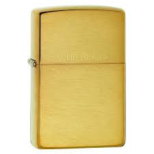 Zippo Brushed Brass