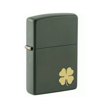 ZIPPO FOUR LEAF CLOVER DESIGN