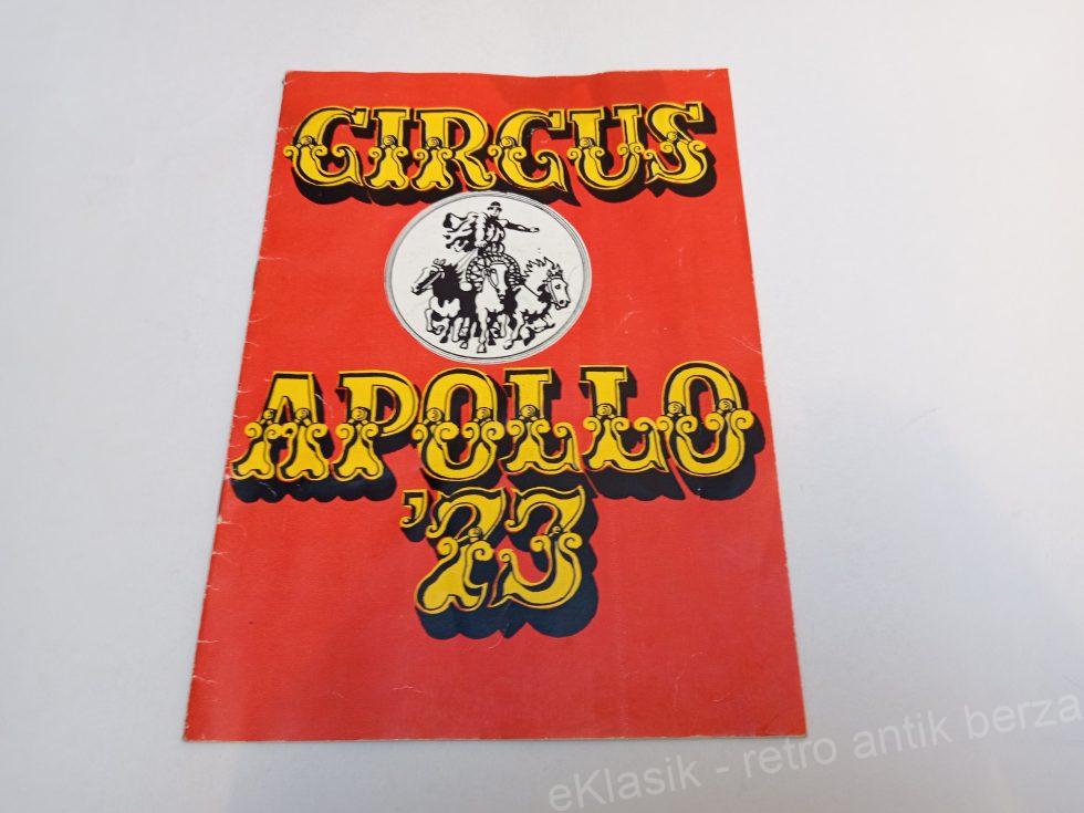 CIRCUS APOLLO 1973 CIRKUSKI PROGRAM