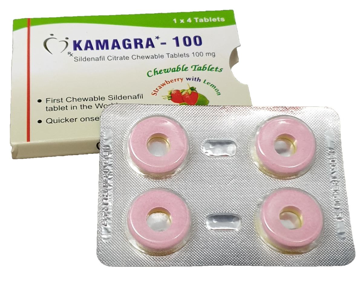 Kamagra Chewable 100mg (bombone za sisanje) Original proizvod