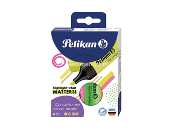 Text marker - Signir 490/4boje Pelikan 814058 blister