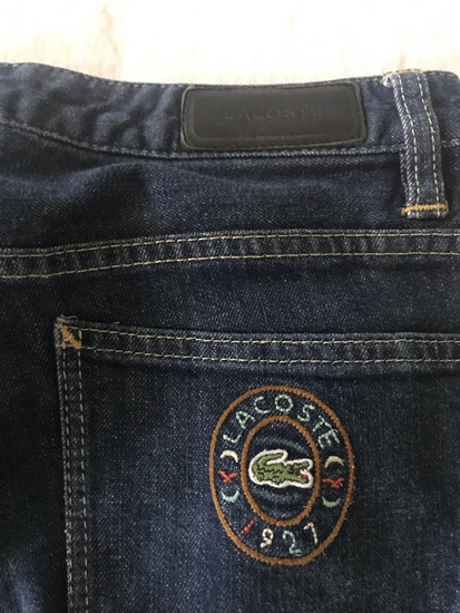 Lacoste farmerice original , 38