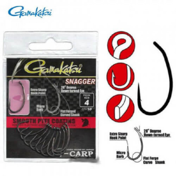 Gamakatsu udice G-Carp Snagger T/C vel. 2