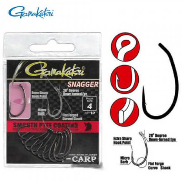 Gamakatsu udice G-Carp Snagger T/C vel. 6