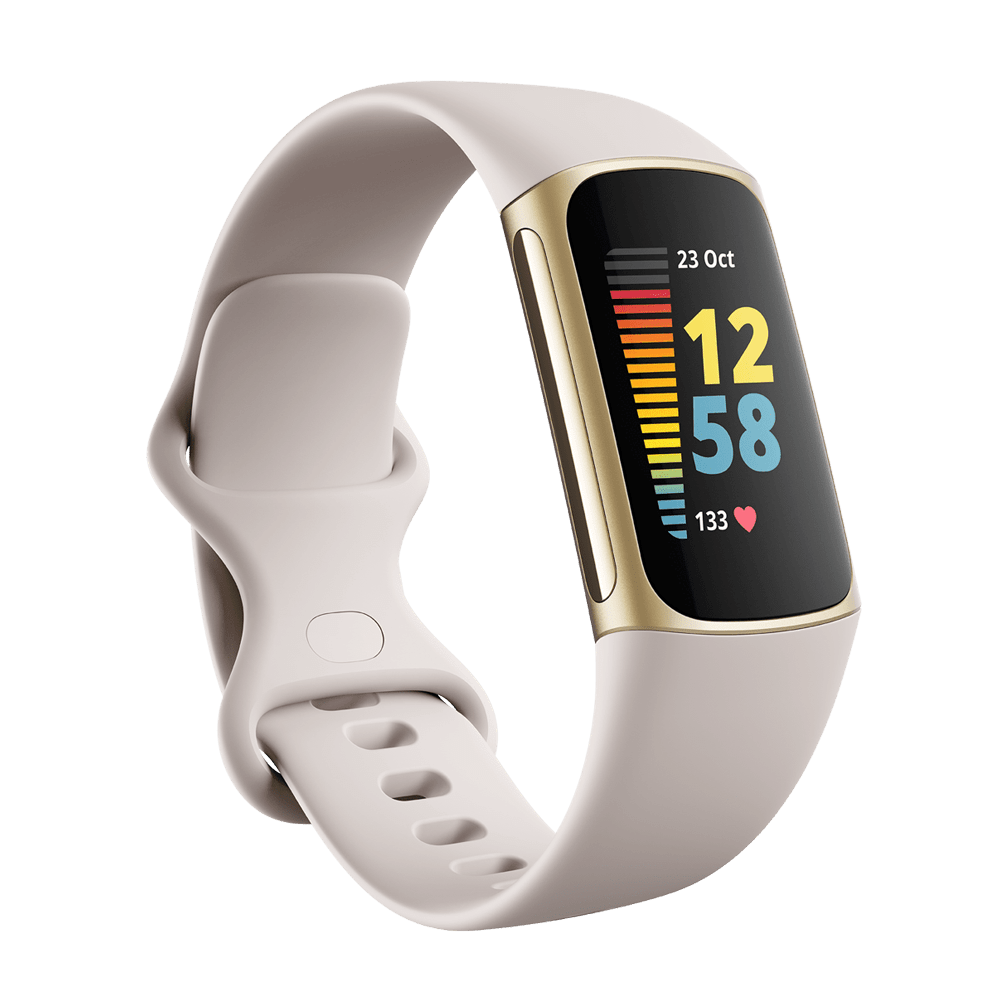 FITBIT Charge 5 Gold/White Fitnes narukvica