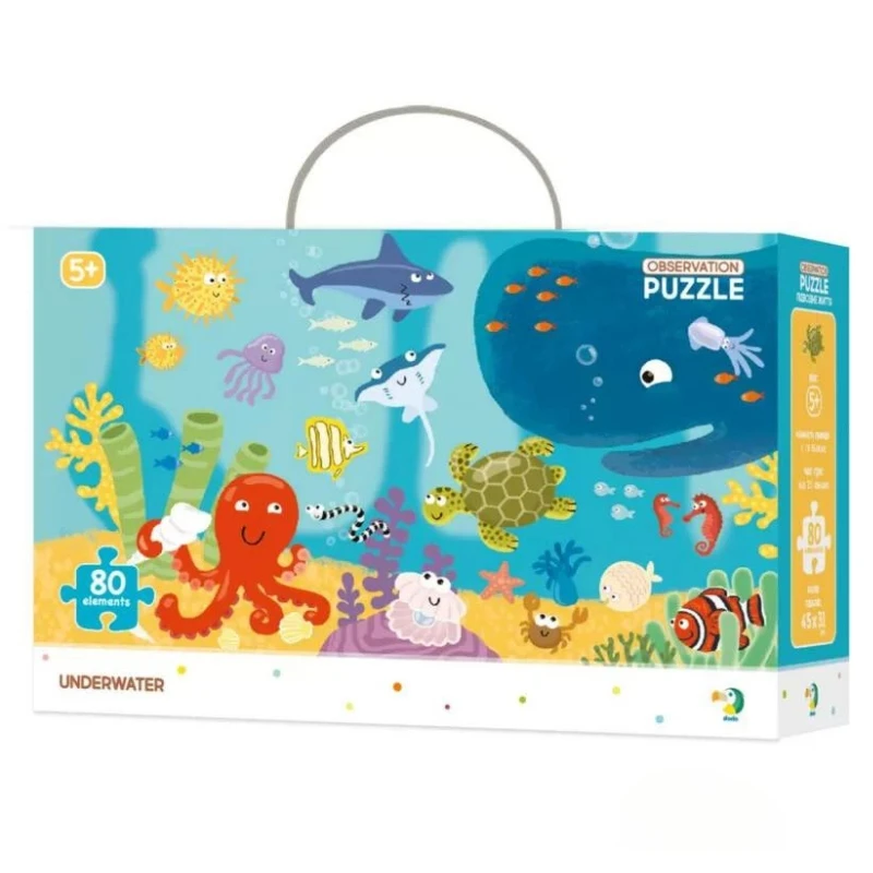 Dodo puzzle za decu Podvodni svet, 80 kom
