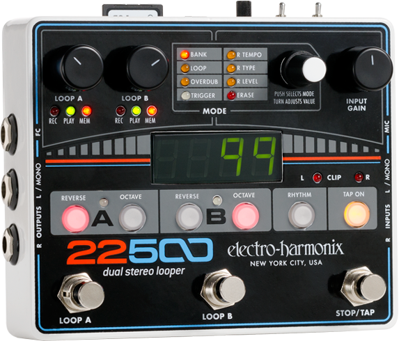 Electro-Harmonix 22500 Dual Stereo Looper pedala