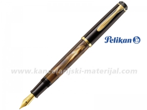 PELIKAN M200 naliv pero mermerno braon-crno (808897)