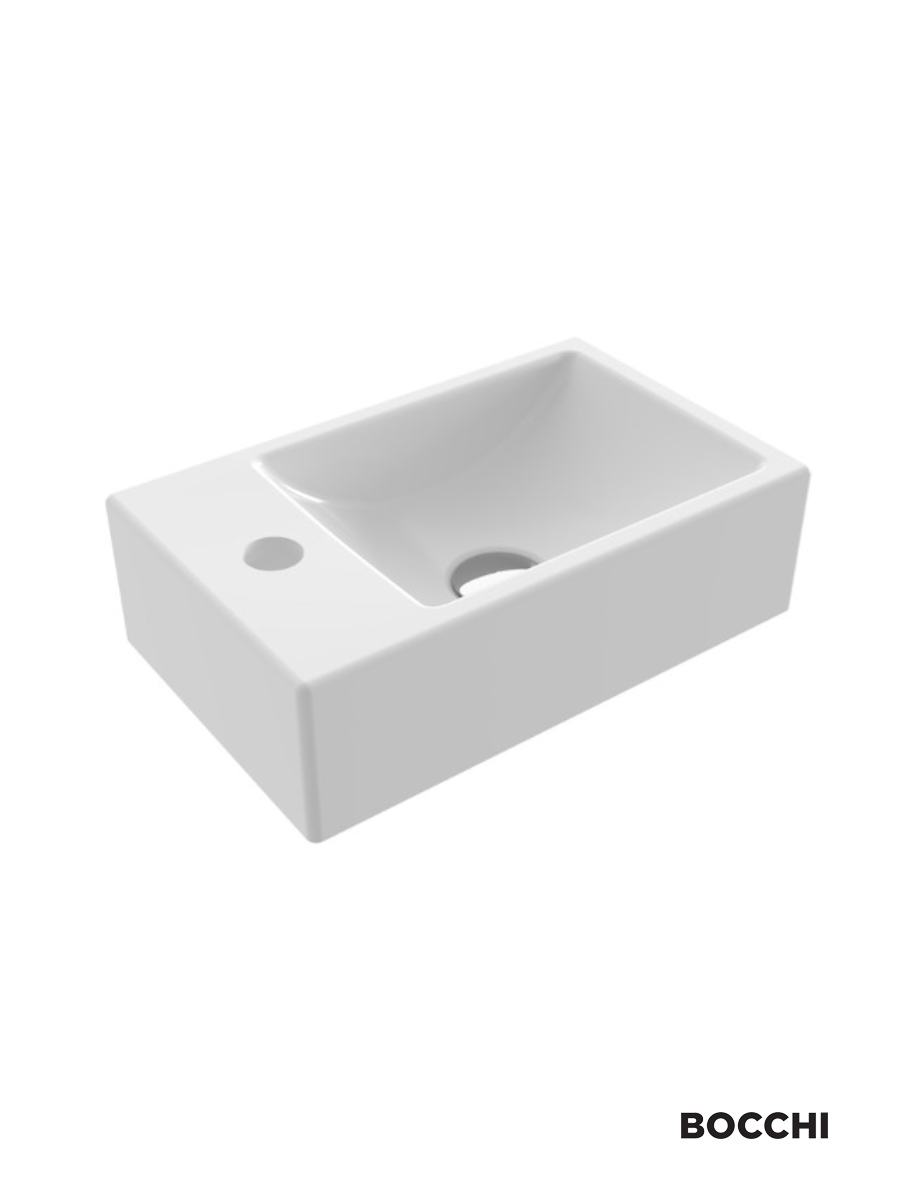 Lavabo nadgradni levi Milano Bocchi 37x23cm