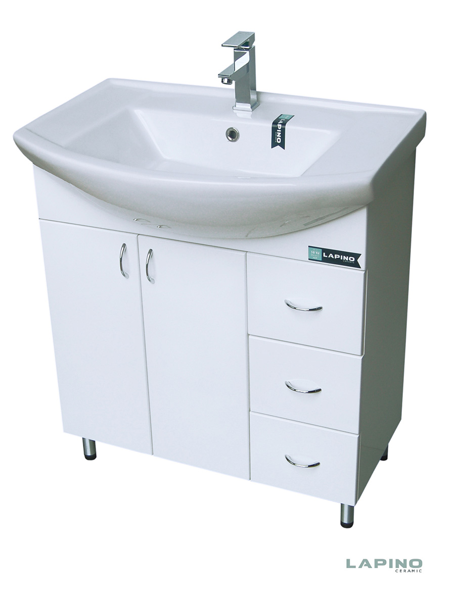 Lavabo sa ormarićem 75x85cm Lapino 4842 3 fioke