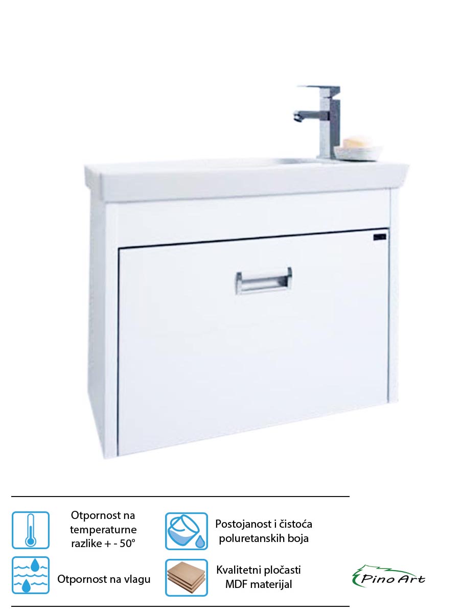 Lavabo sa ormarićem Pino Art Isik 60cm 0742