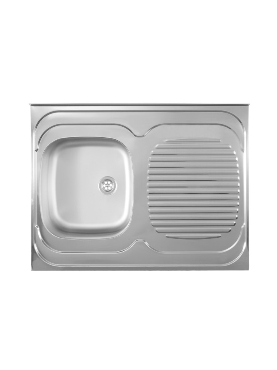 Metalac inox nasadna sudopera Standard L ø60 80x60cm