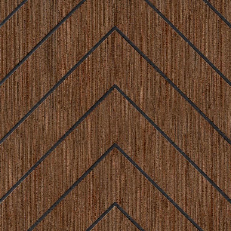 Panel qudro Abeto wenge 40x40 cm MDF