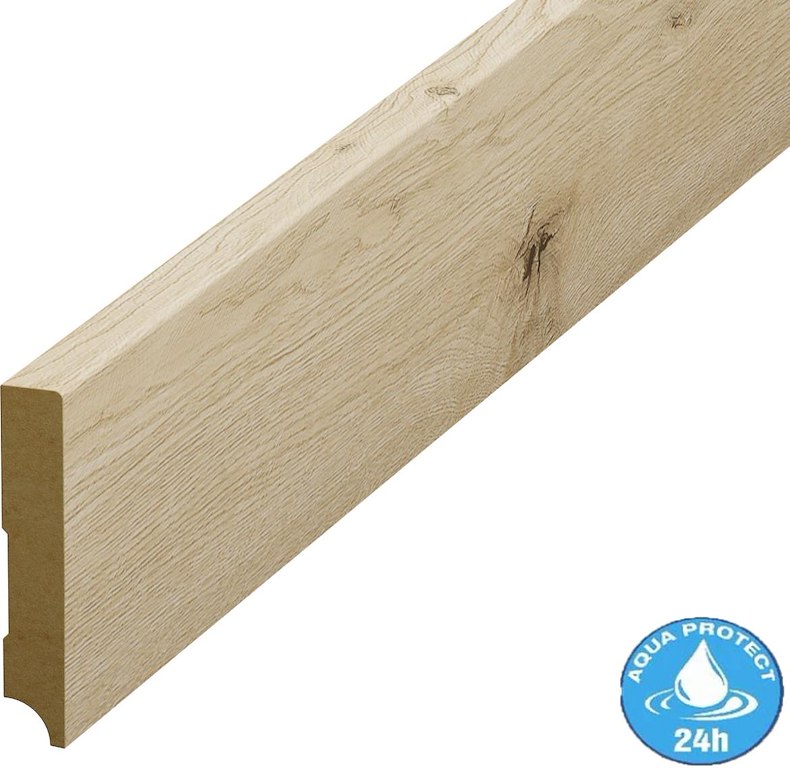 Podna lajsna MDF 2400x78x14mm Natur hrast WR 57511