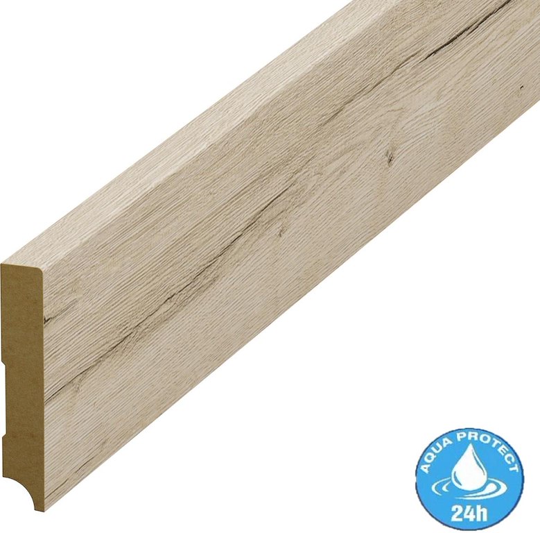 Podna lajsna MDF 2400x78x14mm Cresto hrast WR 57516