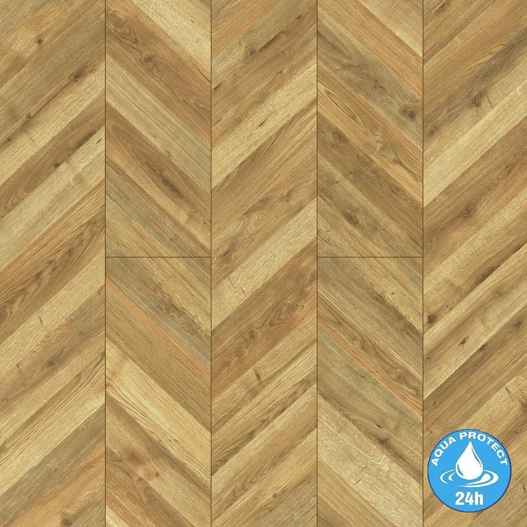 Vodootporan laminat hrast Chevron 8 mm AC5 Aqua Parket Mercado 80194