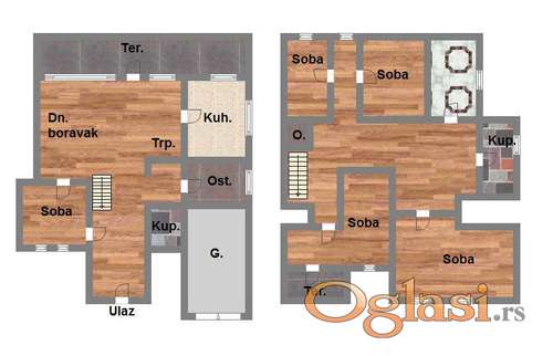 Spratna kuca od 288m2, FUTOG