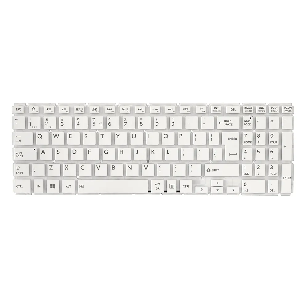 Tastatura za laptop Toshiba L50-B Veliki Enter bela
