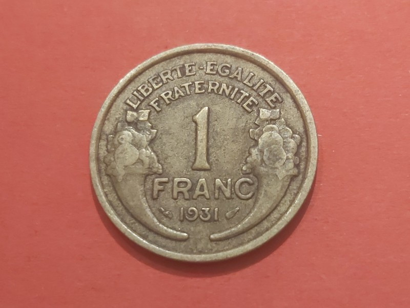 Francuska - 1 franc 1931 god
