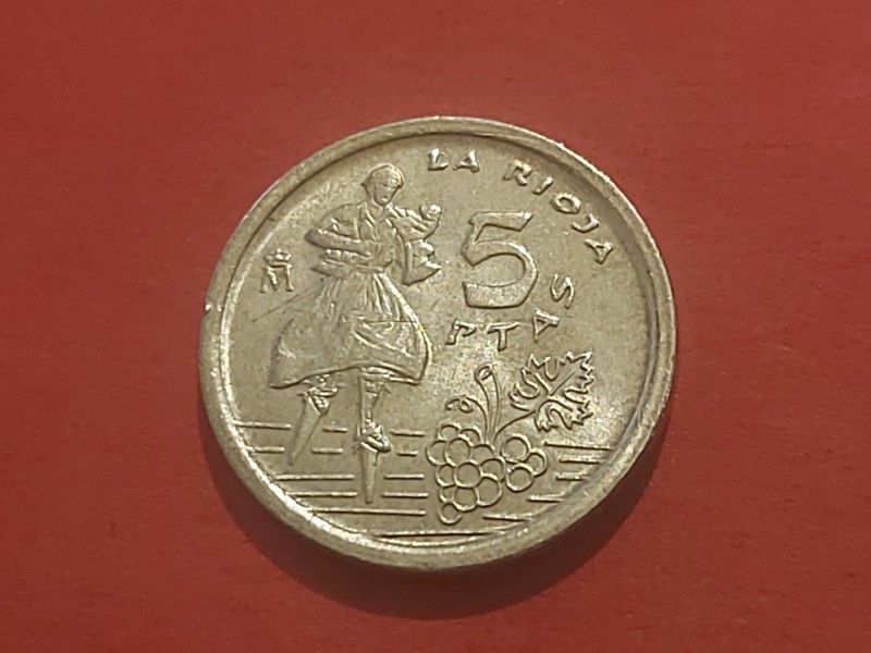 Španija - 5 pesetas 1996 god - La Rioja