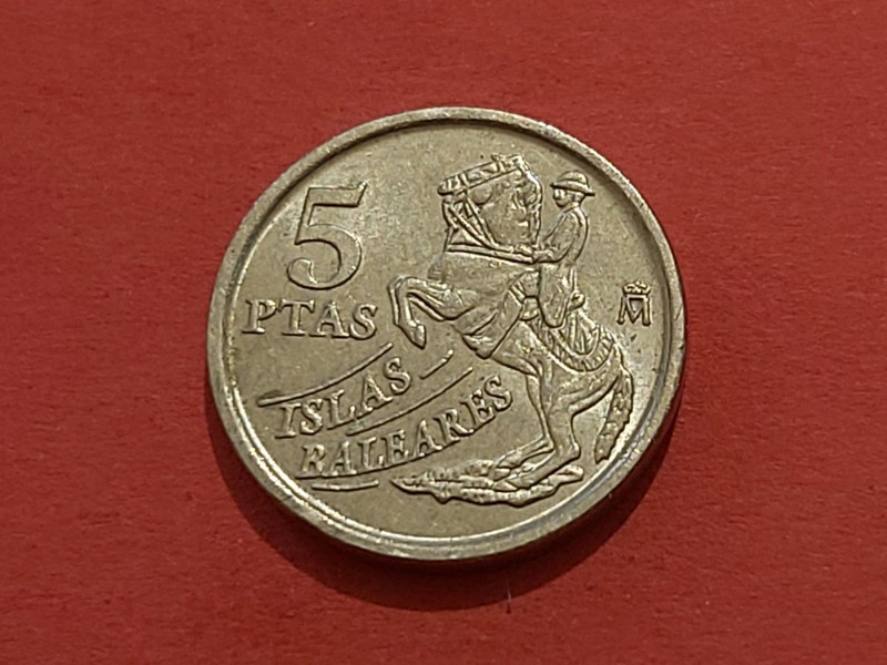 Španija - 5 pesetas 1997 god - Balearska ostrva