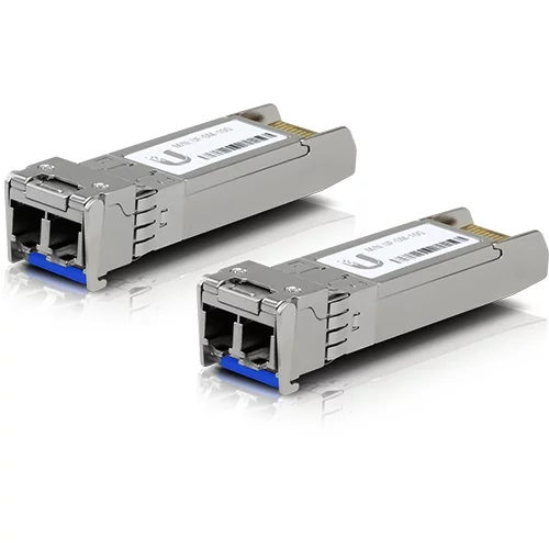 Ubiquti Supported Media – Single-Mode Fiber/ Connector Type – (2) LC/ BiDi – N/A/ TX Wavelength – 1310 nm/ RX Wavelength – 1310 nm/ Data Rate – 10 Gbps SFP+/ Cable Distance – 10 km/ Pack Options –...