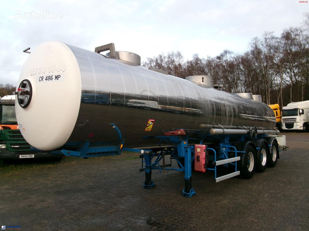 Magyar Chemical ACID tank inox L10BN 20.5 m3 / 1 comp cisterna za prevoz hemikalija