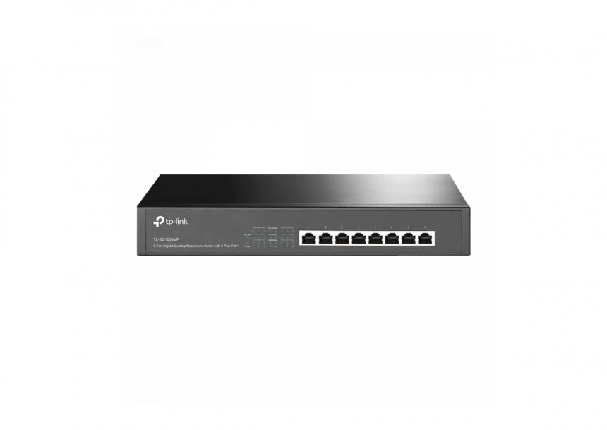 Svič 10/100/1000 8 PoE+ -port TP-Link TL-SG1008MP