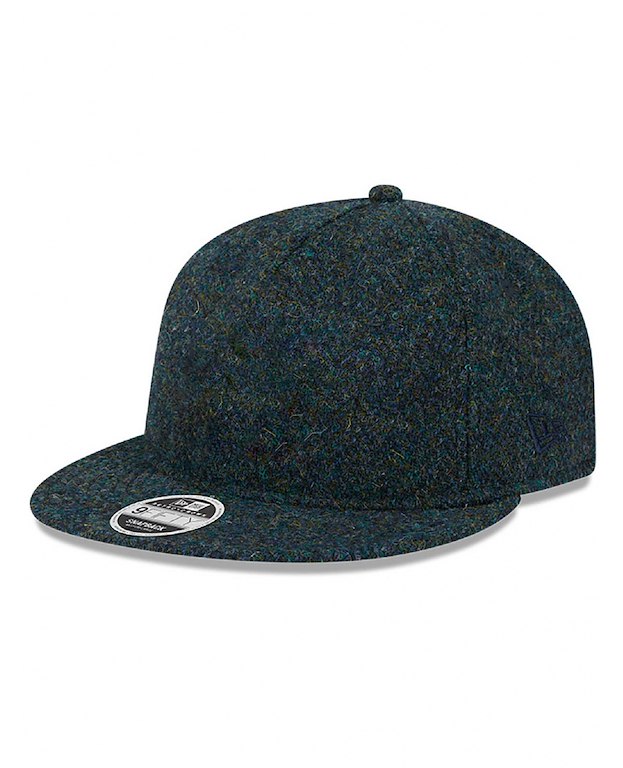 NEW ERA HARRIS TWEED NAVY RETRO CROWN 9FIFTY SNAPBACK CAP