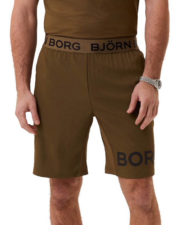 BORG SHORTS DARK OLIVE