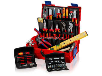 Knipex kofer za alat 'Electric' + set od 63 alata (00 21 19 LB E)