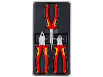 Knipex 1000V VDE izolovani 3-delni set klešta "Electro set" (00 20 12)