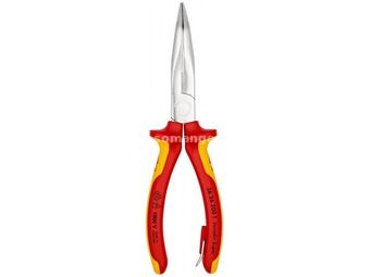 Knipex klešta špic klešta savijena 1000V VDE 200mm sa dodatkom za kačenje - hromirana (26 26 200 ...