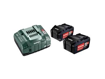 Set baterija Metabo Basic 2 x 5.2Ah + ASC 145 18V (685051000)