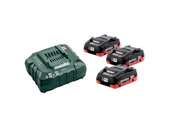 Set baterija i punjač Metabo Basic 3 x LiHD 4.0Ah 18V (685132000)