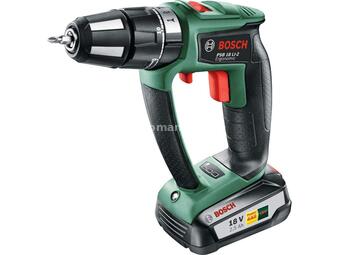 Akumulatorska vibraciona bušilica.odvrtač Bosch PSB 18 LI-2; 1x2,5Ah Ergonomic (06039B0300)