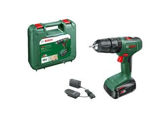 Bosch akumulatorska vibraciona bušilica - odvrtač EasyImpact 18V-40; 1x2,0 Ah (06039D8107)