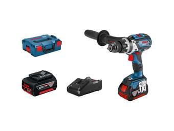 Bosch GSB 18V-110 C aku. vibraciona bušilica - odvrtač; 2x5,0Ah; L-Boxx (06019G030D)