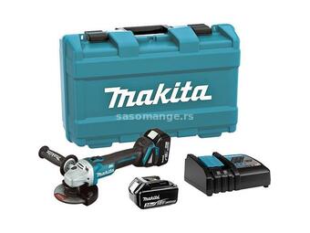 Akumulatorska ugaona brusilica Makita DGA504RFE; 18V 2x3,0Ah; 125mm