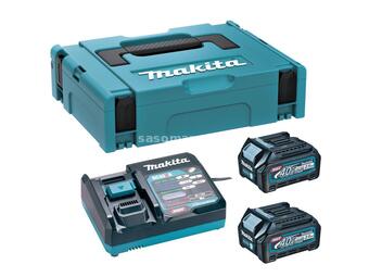 XGT set Makita 2x2,5Ah BL4025B 40V XGT baterije + DC40RA punjač - 191J81-6