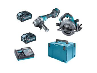 Akumulatorski set Makita kružna testera-cirkular Makita HS003GM201+GA023GZ ugaona brusilica; 40V ...